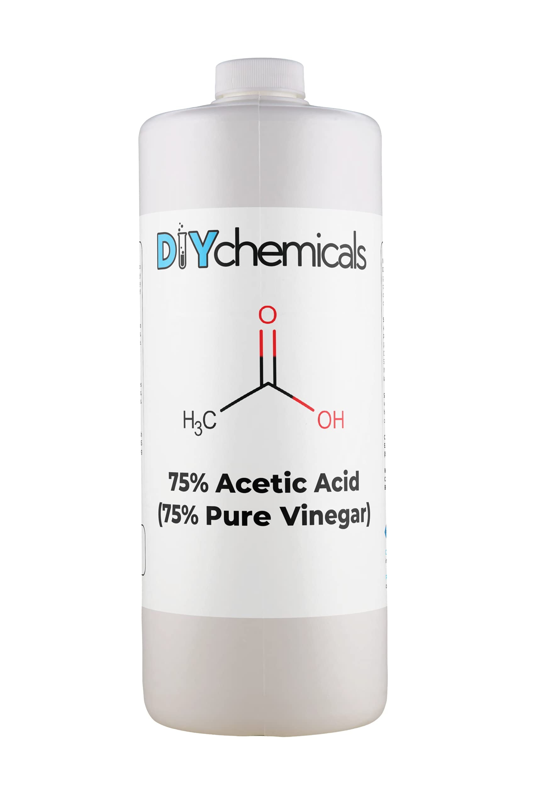 DIYChemicals 75% Acetic Acid Solution - Industrial Grade, Highly ...