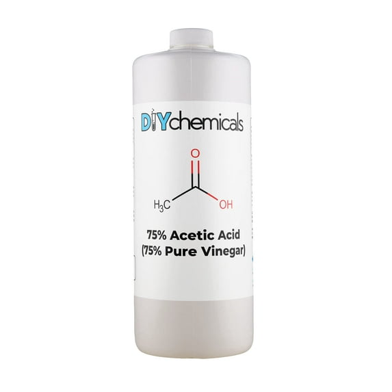 DIYChemicals 75% Acetic Acid Solution - Industrial Grade, Highly ...