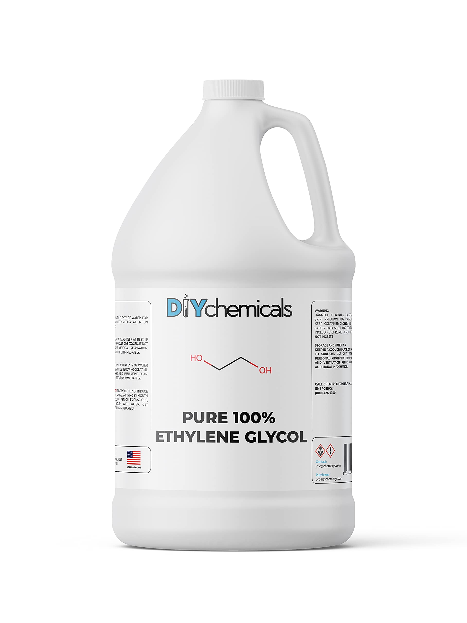 DIYChemicals Ethylene Glycol - Concentrate, Technical Grade for ...