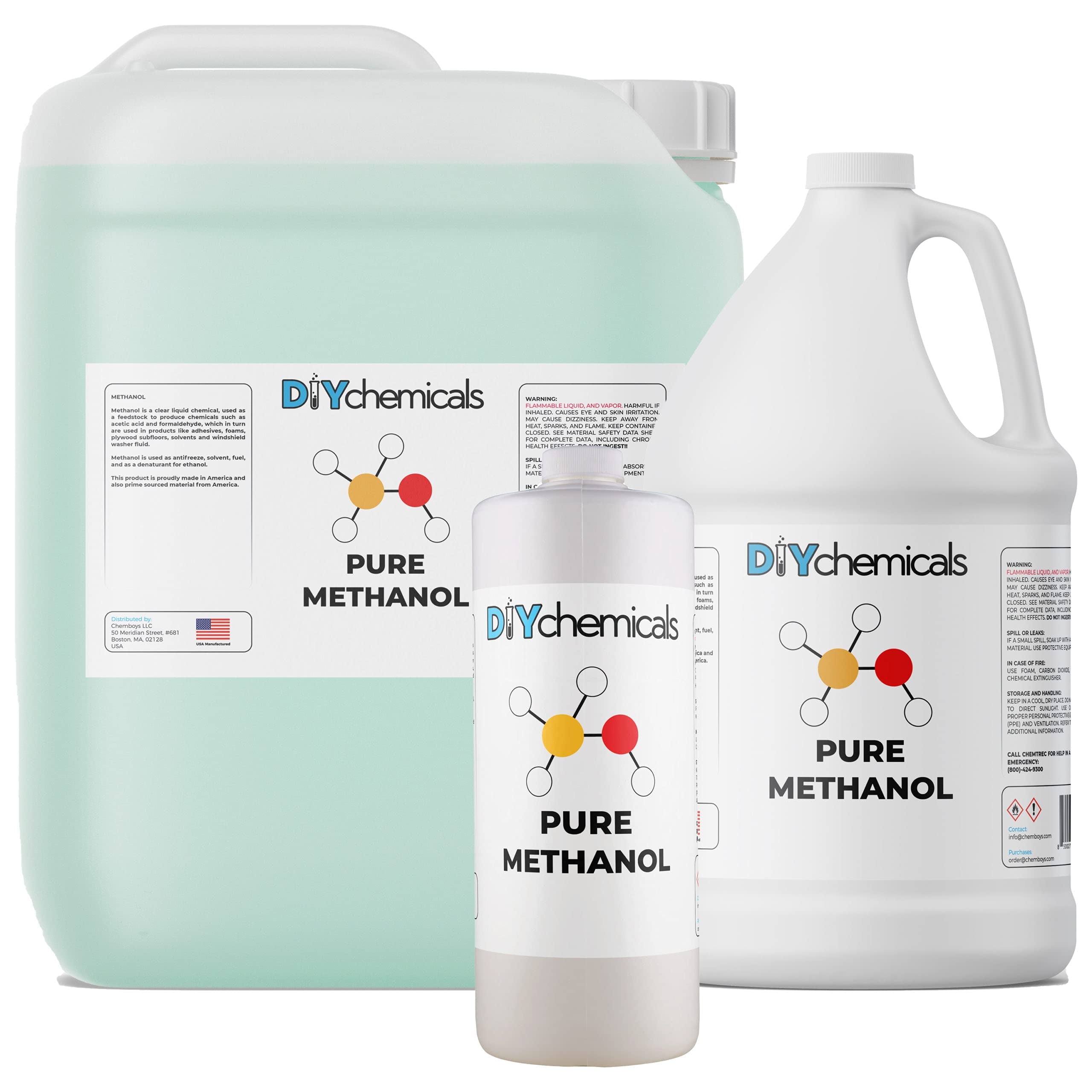 DIYChemicals | Methanol Industrial Grade | 1 Gallon (128 fl oz ...
