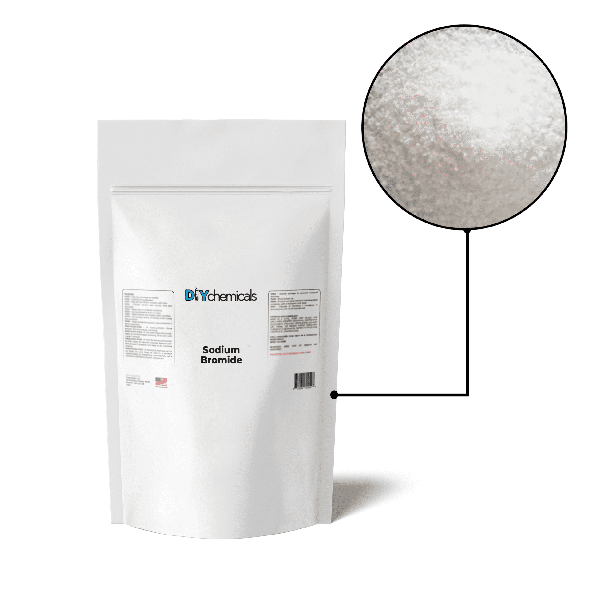 DIYChemicals Sodium Bromide - 2 Pounds (2lbs) - Walmart Business Supplies
