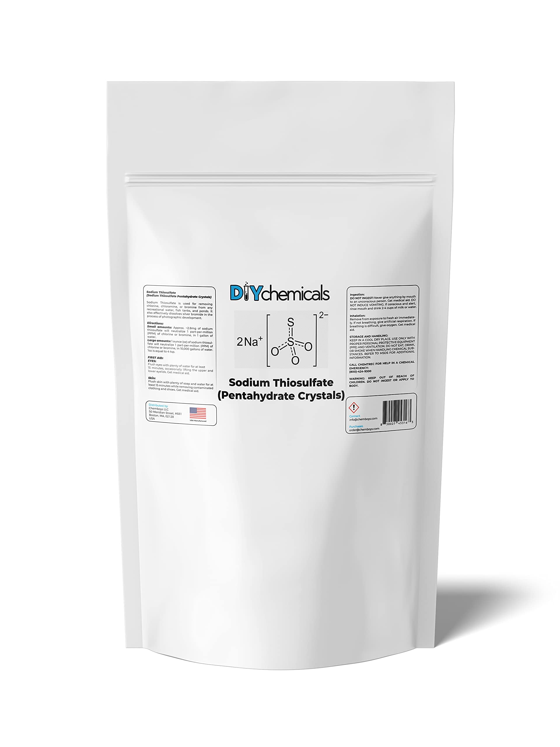 DIYChemicals Sodium Thiosulfate | Chlorine Neutralizer Solution ...