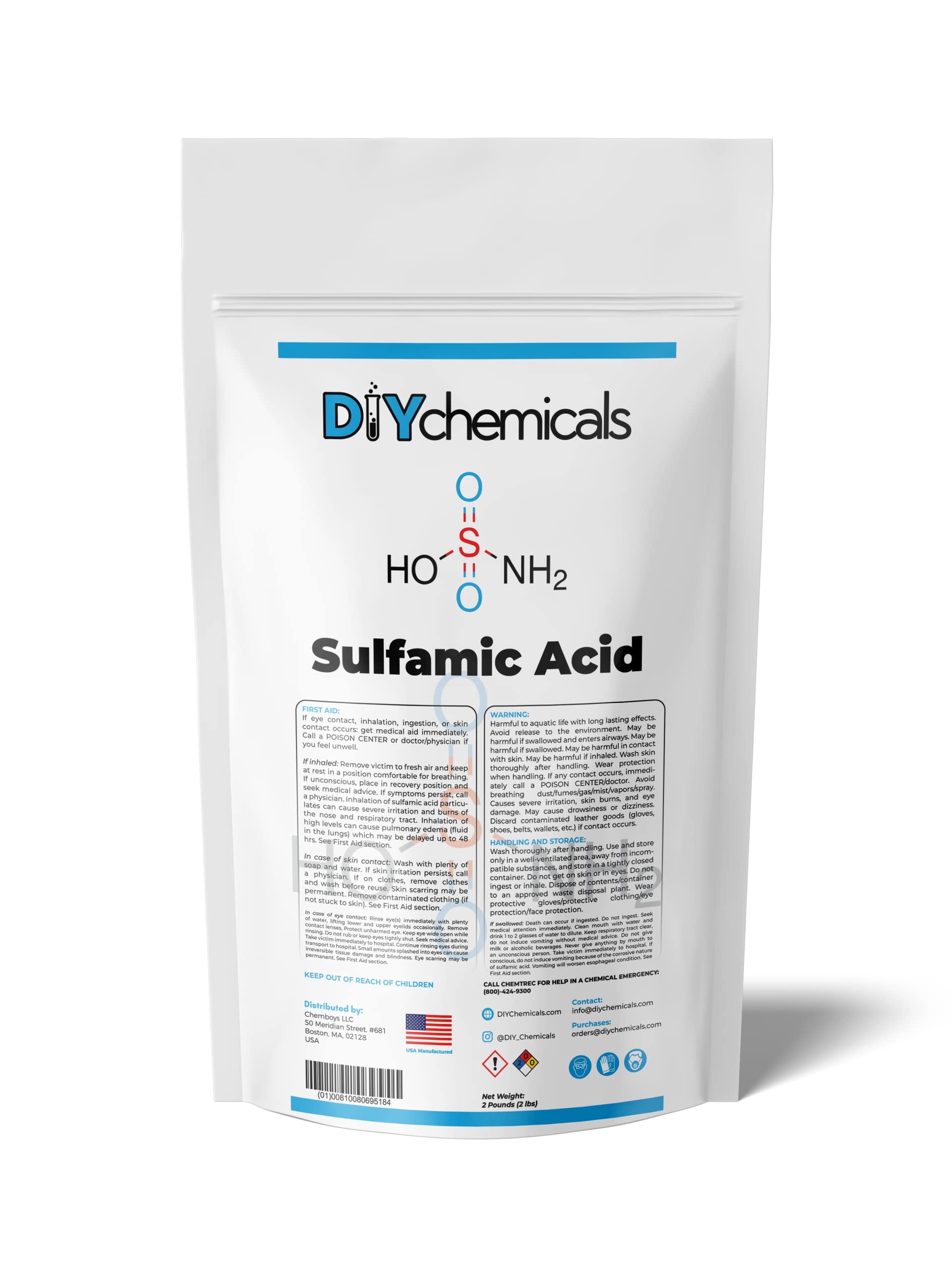 DIYChemicals Sulfamic Acid - Cleaning Agent for Boiler Water and ...