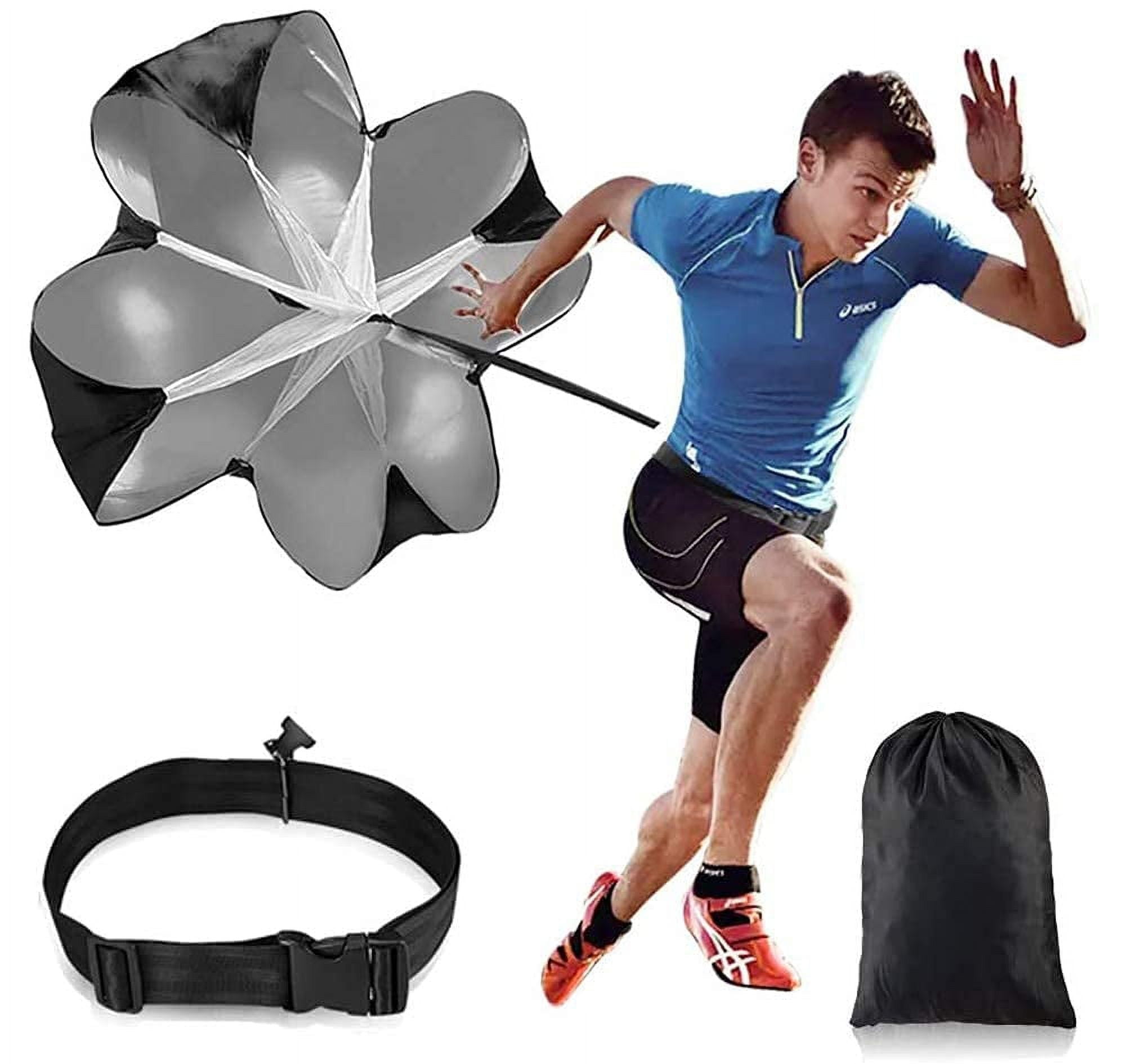 Diymag 56-inch Running Speed Resistance Parachute for Athletes Speed ...