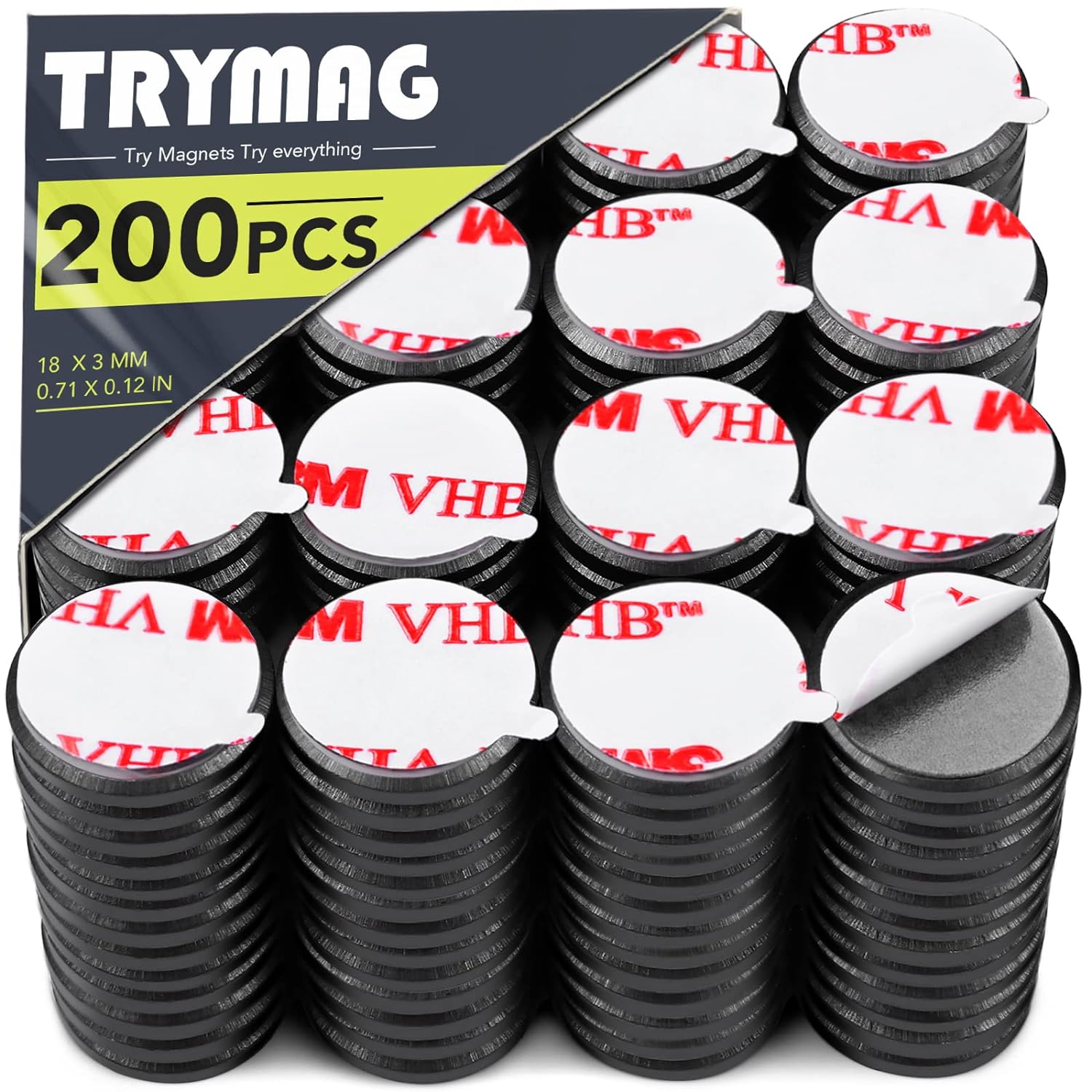 Creative Hobbies Ceramic Industrial Magnets - 1 Inch (25mm) Round Disc ...