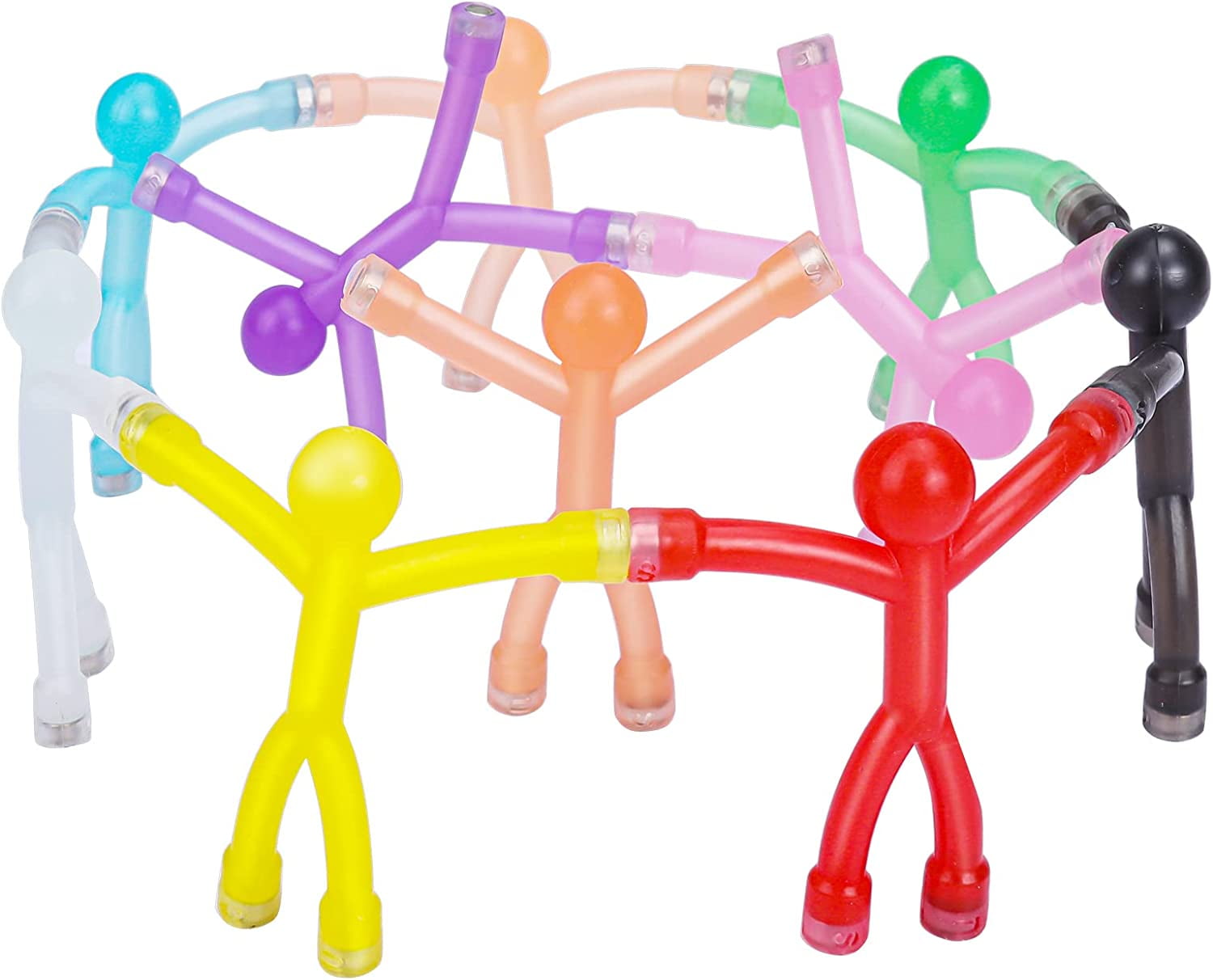 DIYMAG Magnetic Fidget Toys, Magnetic Men Kids Toys,Rubber Magnet Men ...