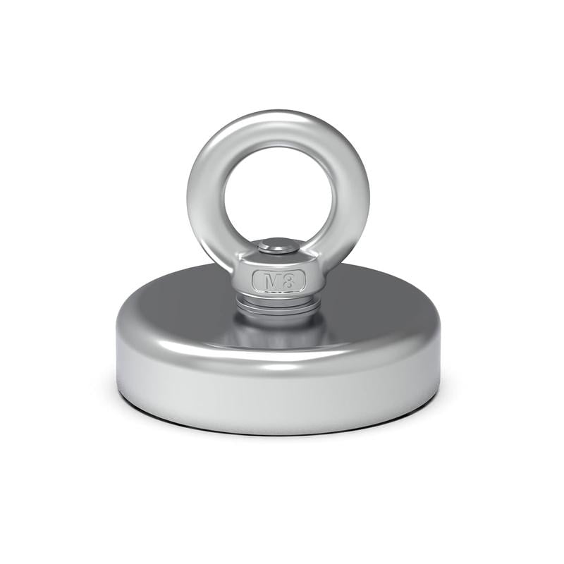 DIYMAG Strong Neodymium Fishing Magnets, 300 lbs(136 KG) Pulling Force ...