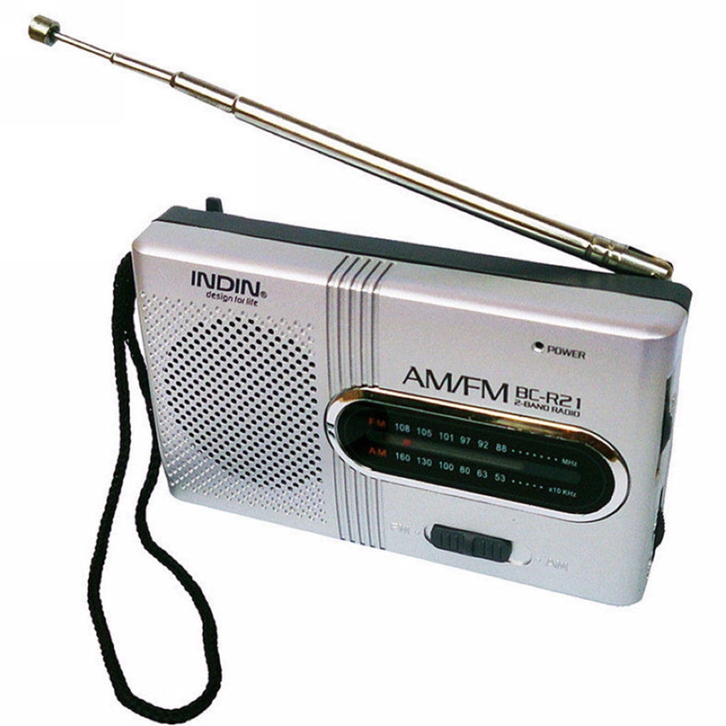 DIYOO BC-R21 Mini Radio Portable AM FM Telescopic Antenna Pocket Radio ...