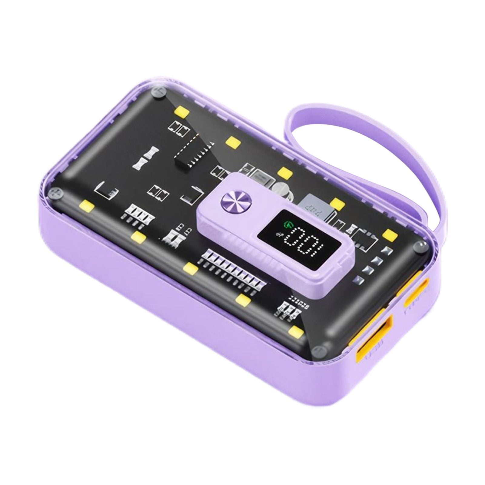 DIYOO DIY Portable Fast Charging Transparent Mini Power Bank Kit ...