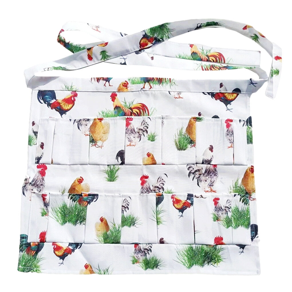 DIYOO Eggs Collecting Apron with Storing Pocket Egg Collection ...