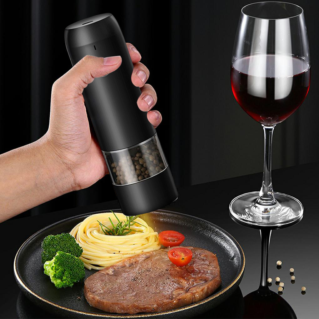 DIYOO Rechargeable Electric Salt and Pepper Grinder - Battery Operated ...