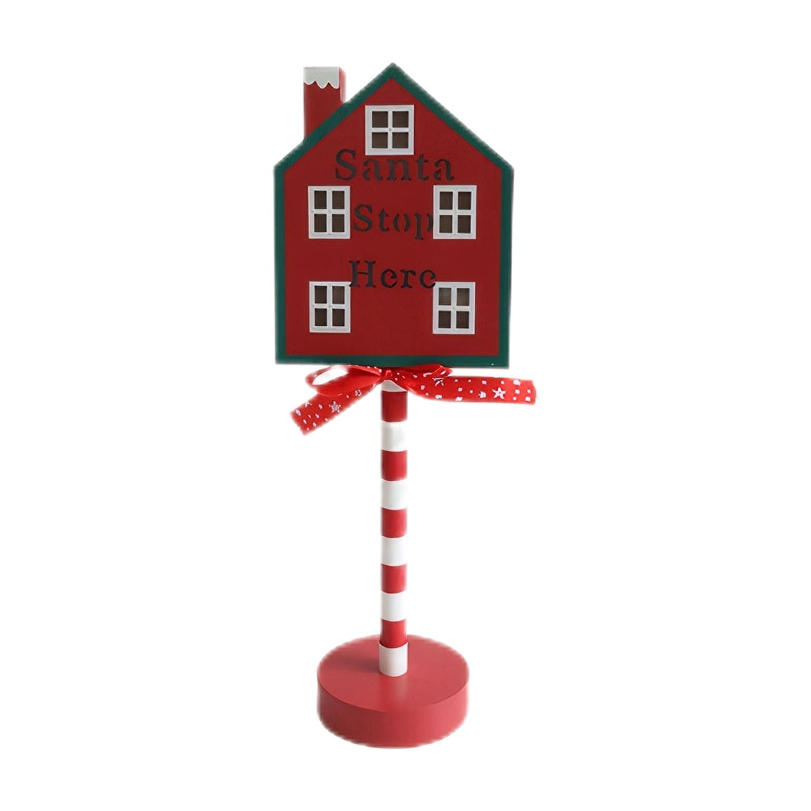 DIYOO STOP Sign Christmas Light Decor LED Illuminated Holiday Window ...