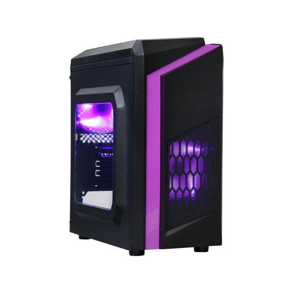 DIYPC DIY-F2-P SPCC Micro ATX Mini Tower Computer Case with USB 3.0 / 2 ...