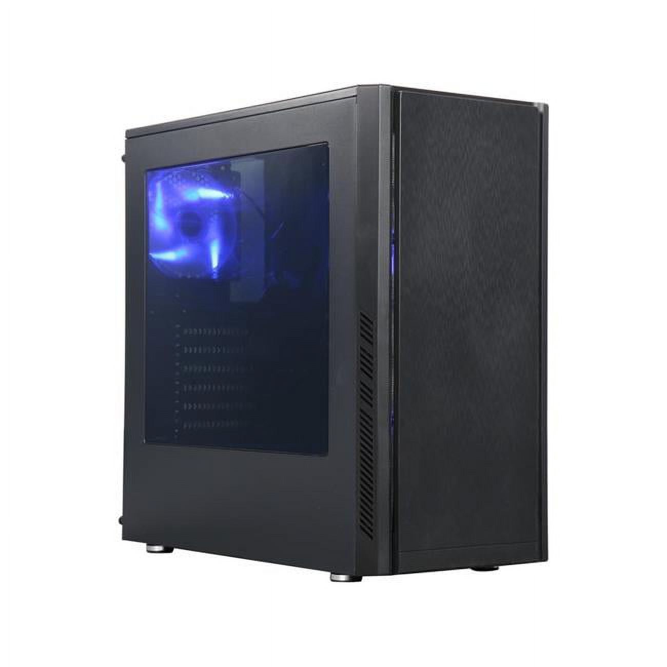 DIYPC DIY-BG01 Black SPCC ATX Mid Tower Computer Case - Walmart.com