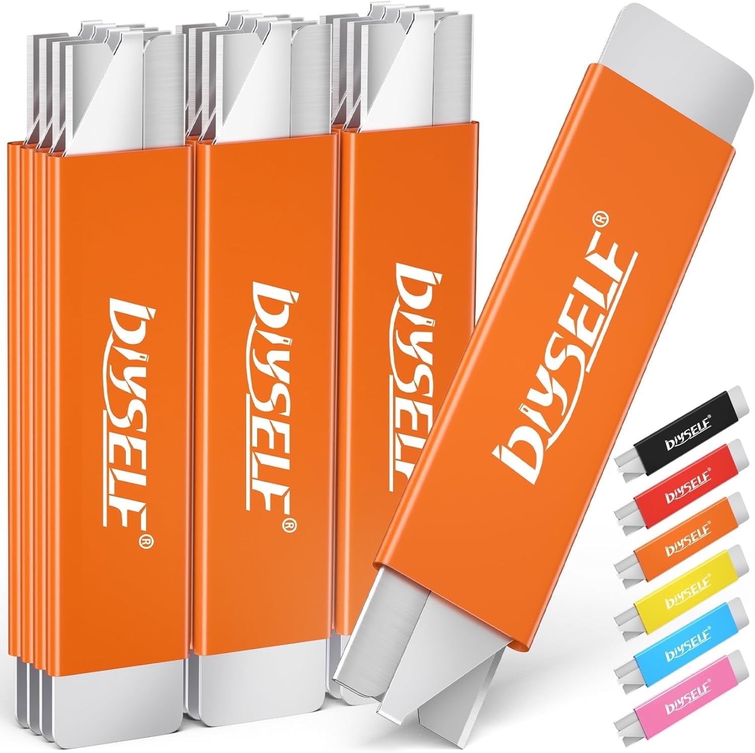 UCutit, Box Cutters, 12 Pack, Retractable Utility Knife Orange ...