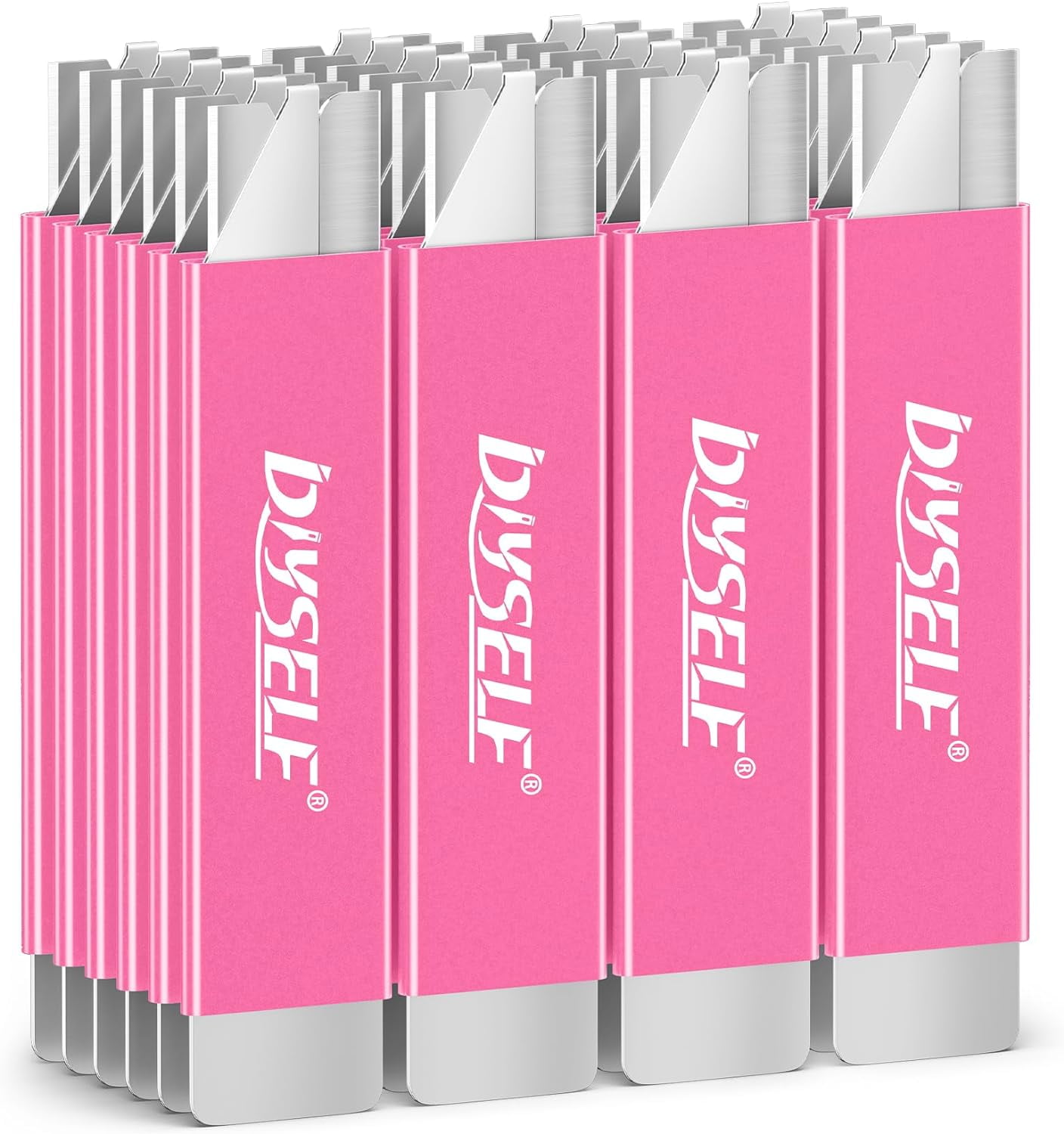 DIYSELF 24 Utility Knife, Box Cutter Retractable, Mini Utility Knife ...