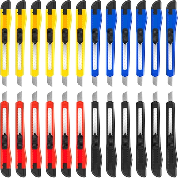 Diyself, Utility Knife, 9MM Wide Blade, Box Cutter Retractable ...