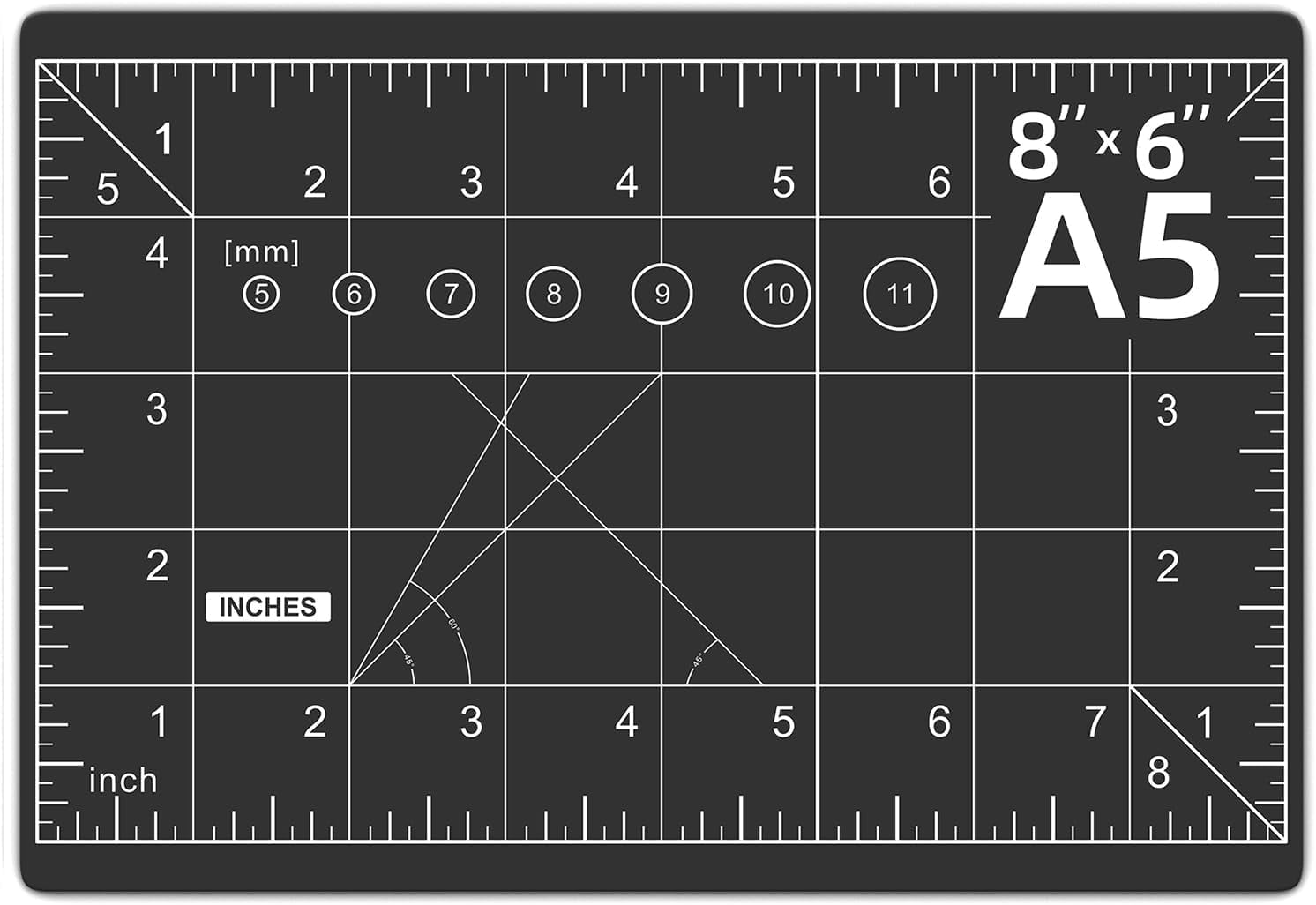 Cutting Mat 8in×6in, Cutting Mats for Crafts, Self Healing Cutting Mat ...