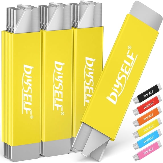 UCutit, Utility Knife, 12-Pack Box Cutters, Retractable, Yellow ...