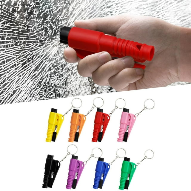 DIYSMART 8-Pack Car Window Breaker Keychain, Seatbelt Cutter, Emergency Tools - Walmart.com