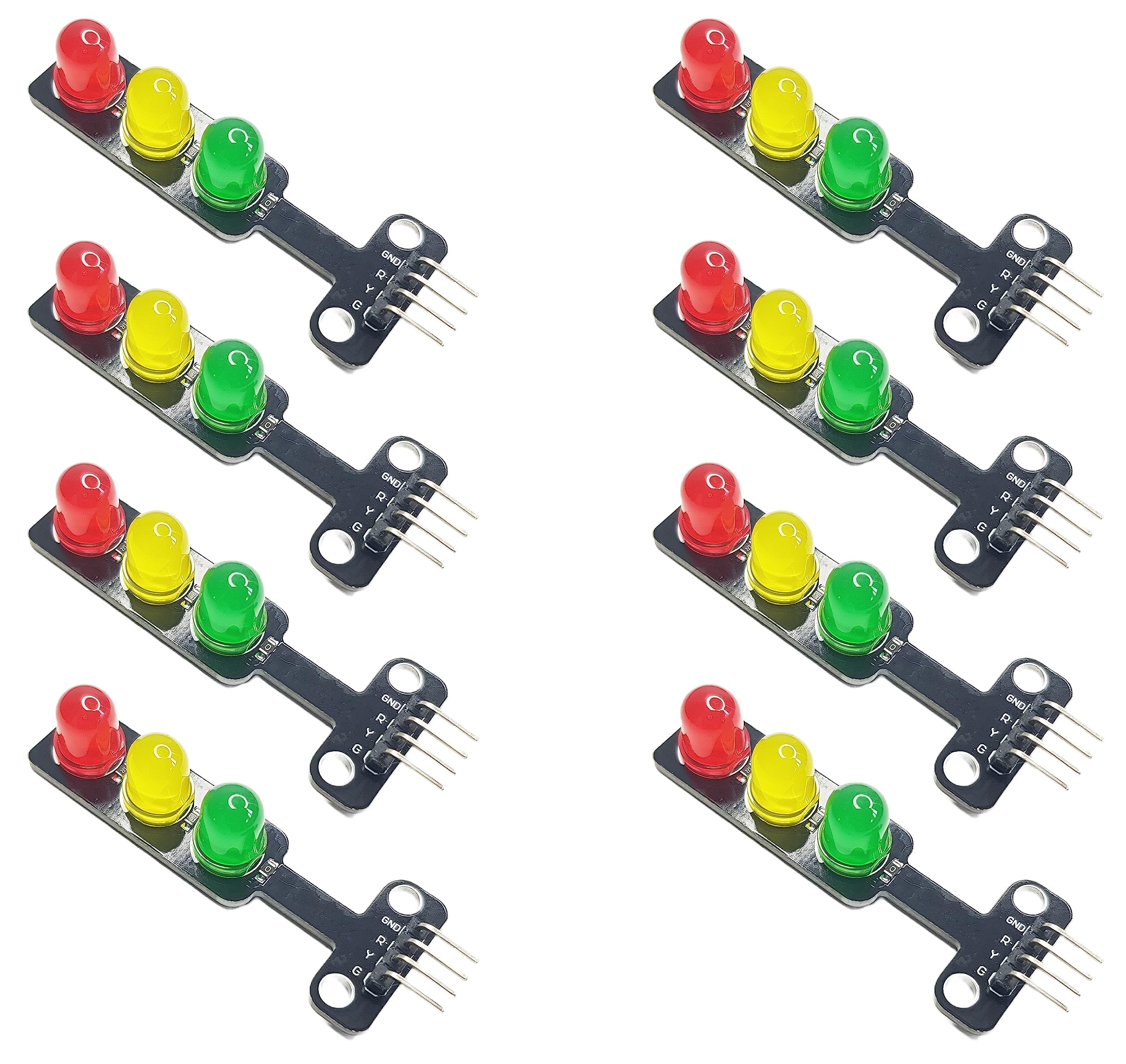 DIYables LED Traffic Light RRF12 Module for Arduino, ESP32, ESP8266 ...