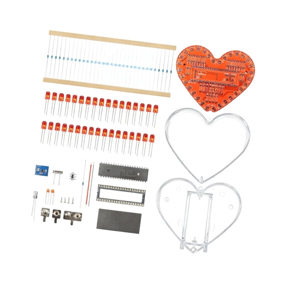 DIYer Heart PCB Welding Training Set 7 Color Gradient Light Mode ...