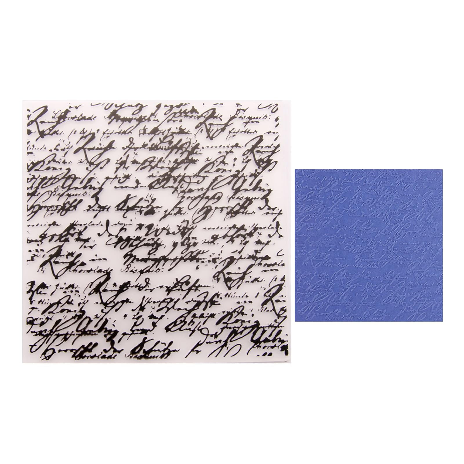 DIYology English Text Background MMF7 Texture Plastic Embossing Folders ...