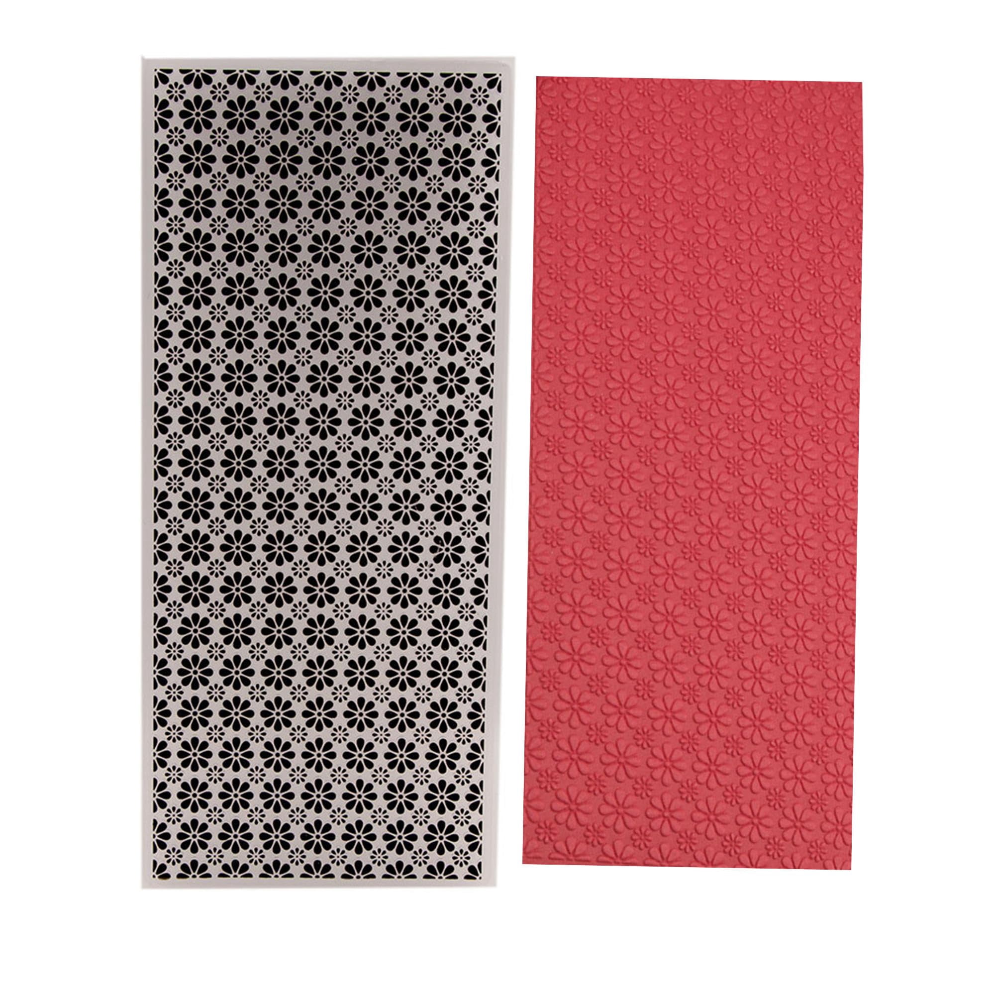 DIYology Flowers Plastic Embossing RRF12 Folders for Cards Making ...