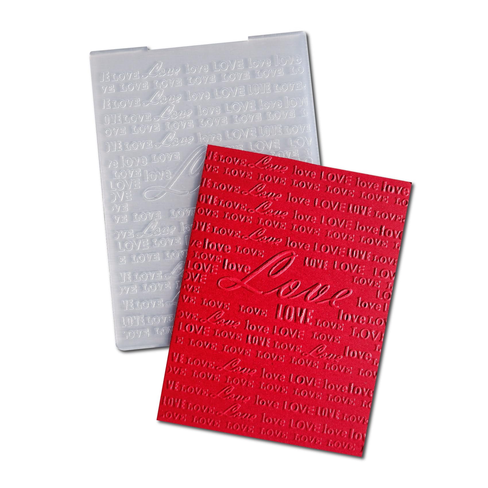 DIYology Love Words Background TSF6 Pattern Embossing Folders for Card ...