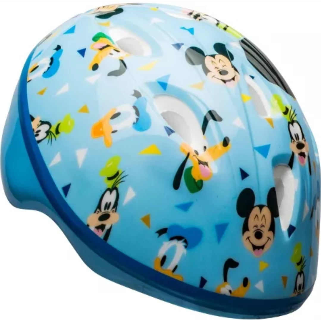 DIsney Mickey Mouse, Pluto, Donald Duck and Goofy Infant Bike Helmet ...
