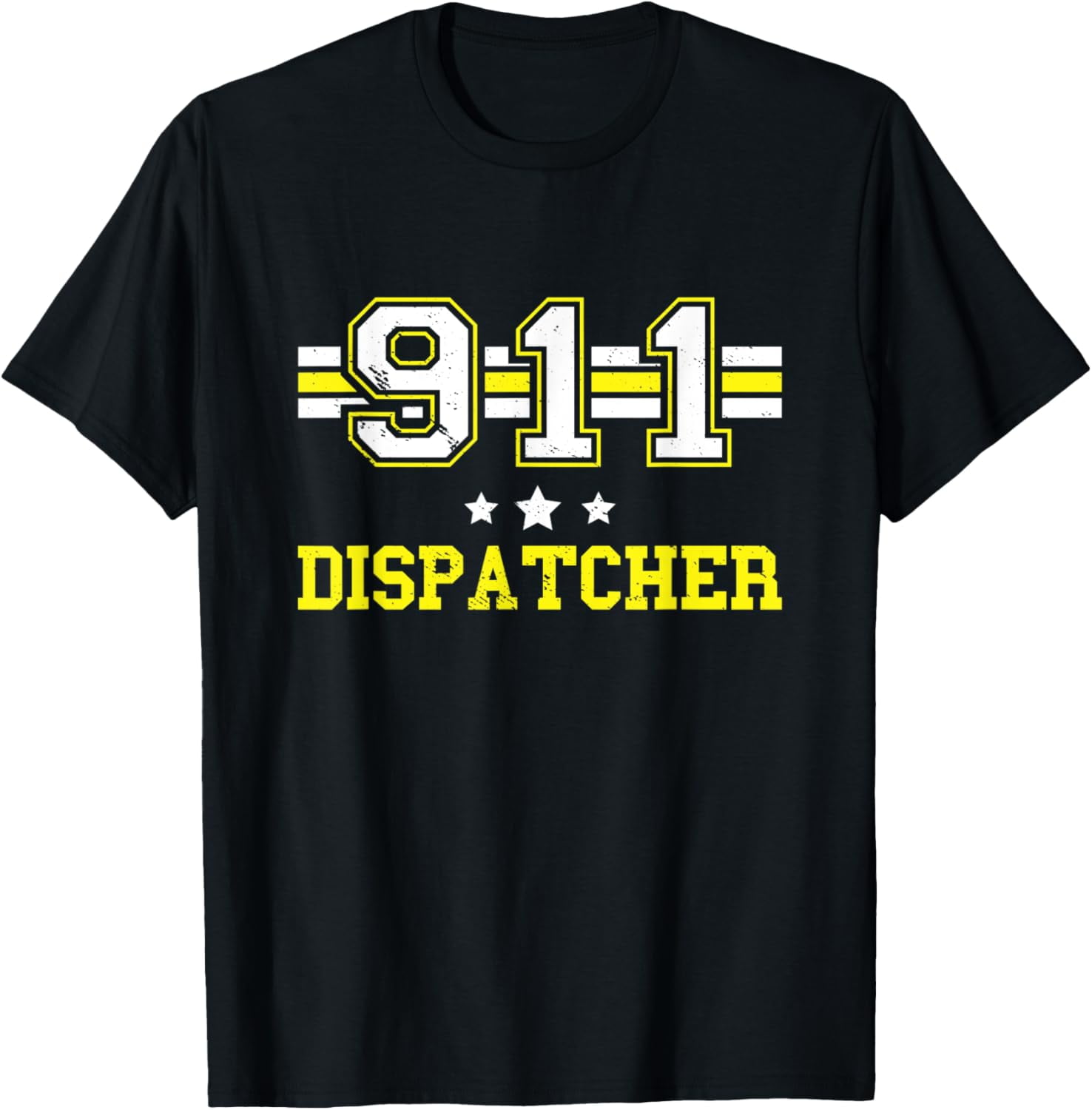 DIspatcher 911 Operator Thin Yellow Line Dispatch Life T-Shirt ...