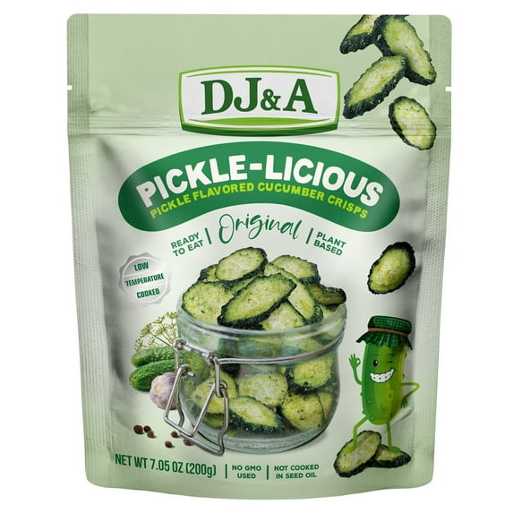 DJ&A Pickle-Licious Cucumber Crisps, 7.05 Ounce - Walmart.com