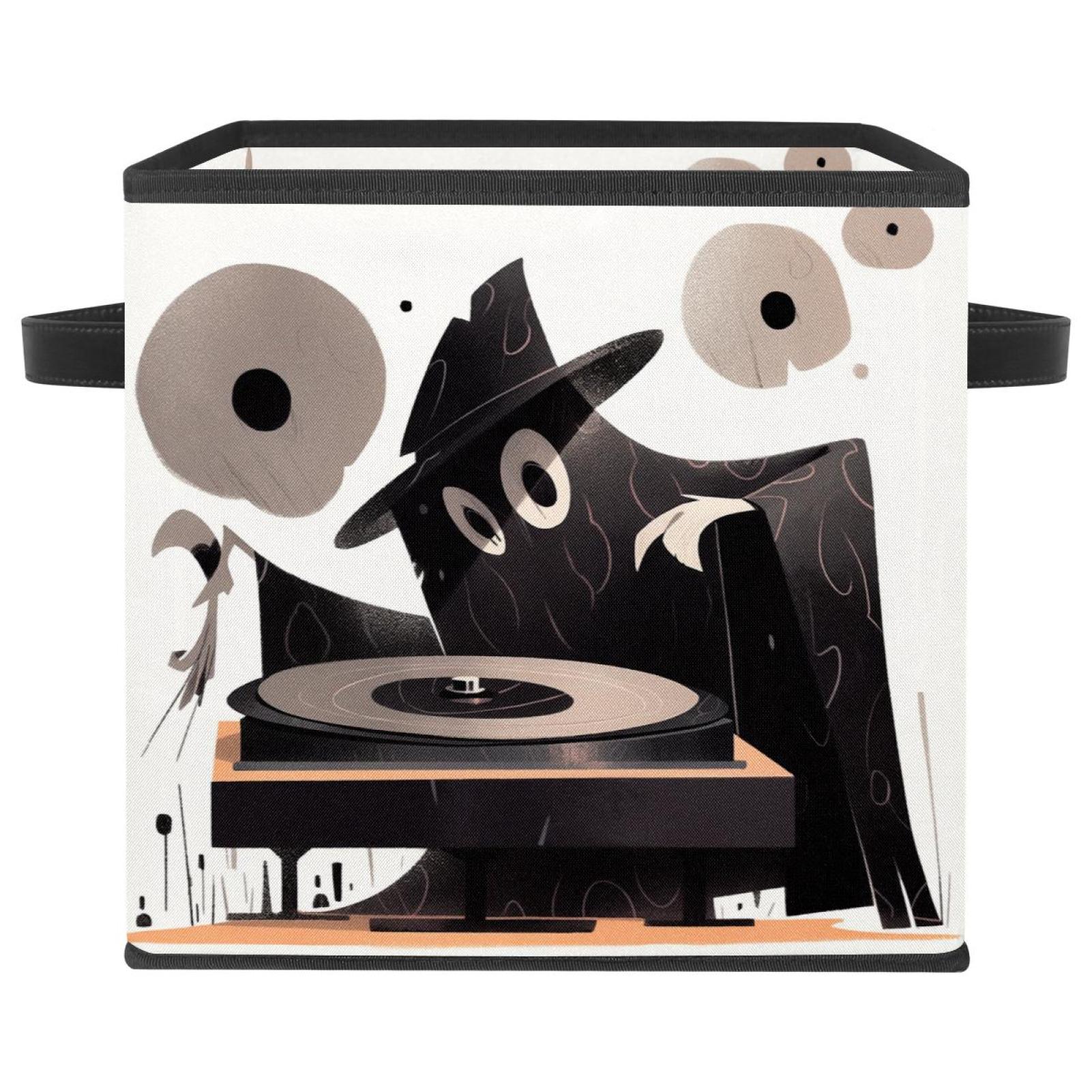 DJ Black Daemon Storage Bins, Extra Large Closet Storage Cube for ...