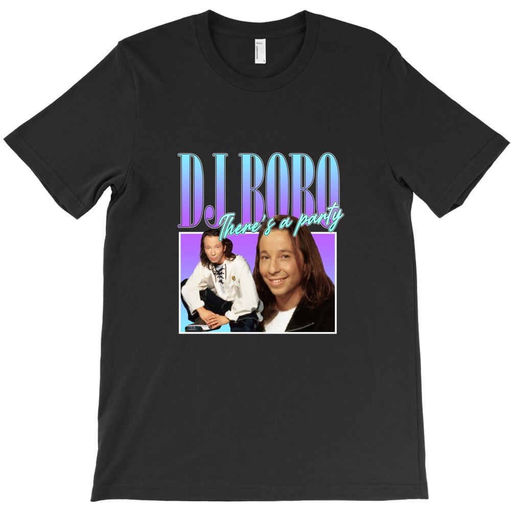 DJ Bobo 90s Style Eurodance Themed Funny and Cool Retro and Vintage ...