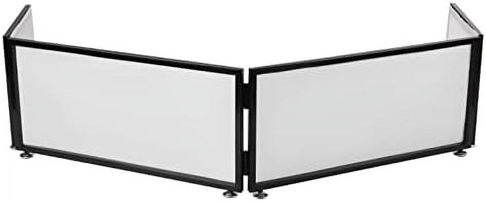 DJ Booth Foldable Cover Screen,Portable DJ Event Booth with Black/White ...