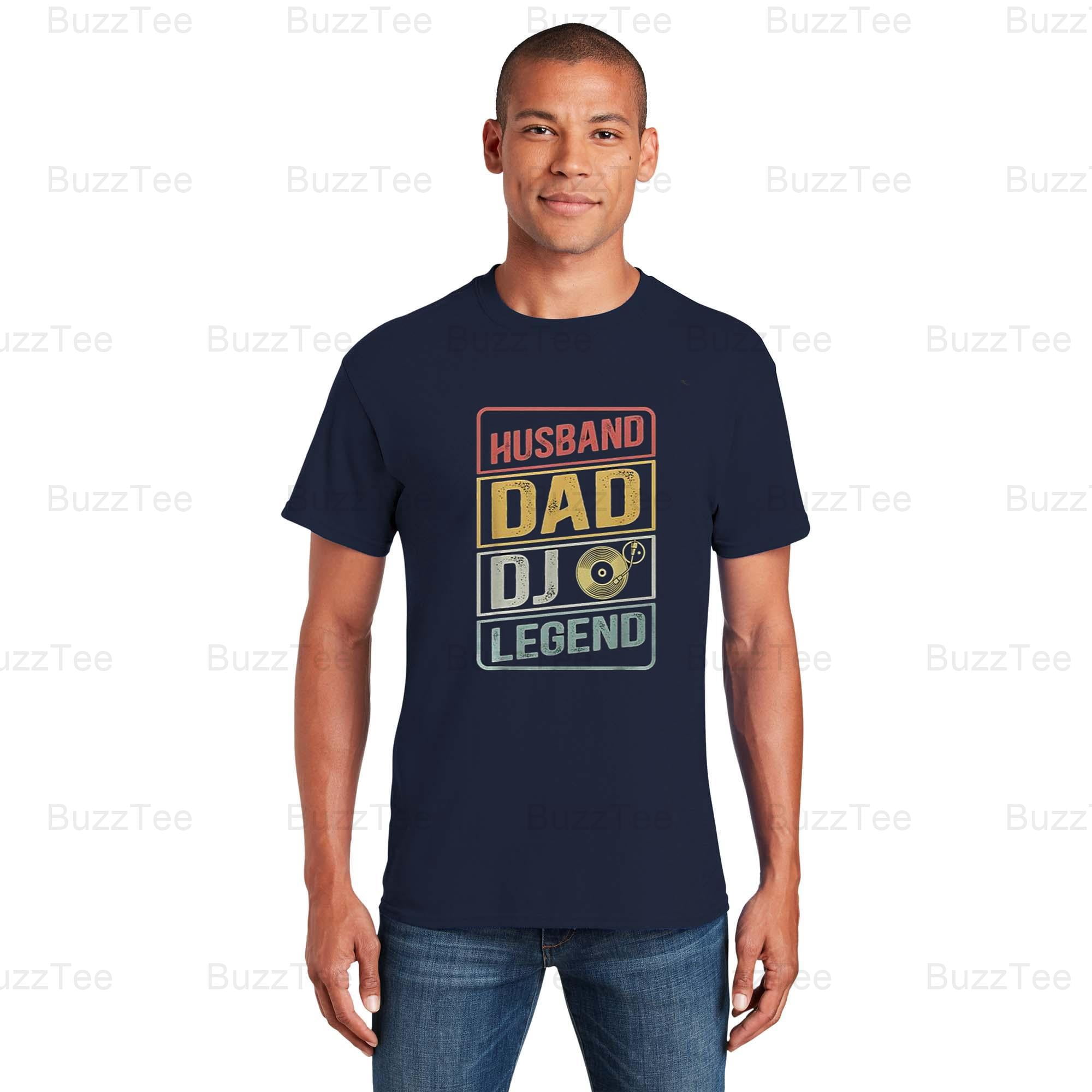 DJ Dad Music Player Husband Dad DJ Legend Retro Father's Day Mix T ...