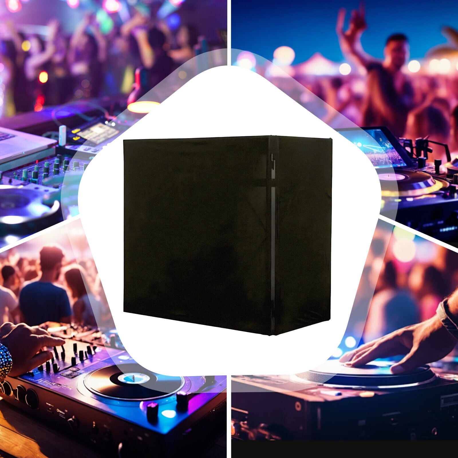 47.6inch DJ Display Stand Scrim Event Booth Facade Scrims DJ Stand ...