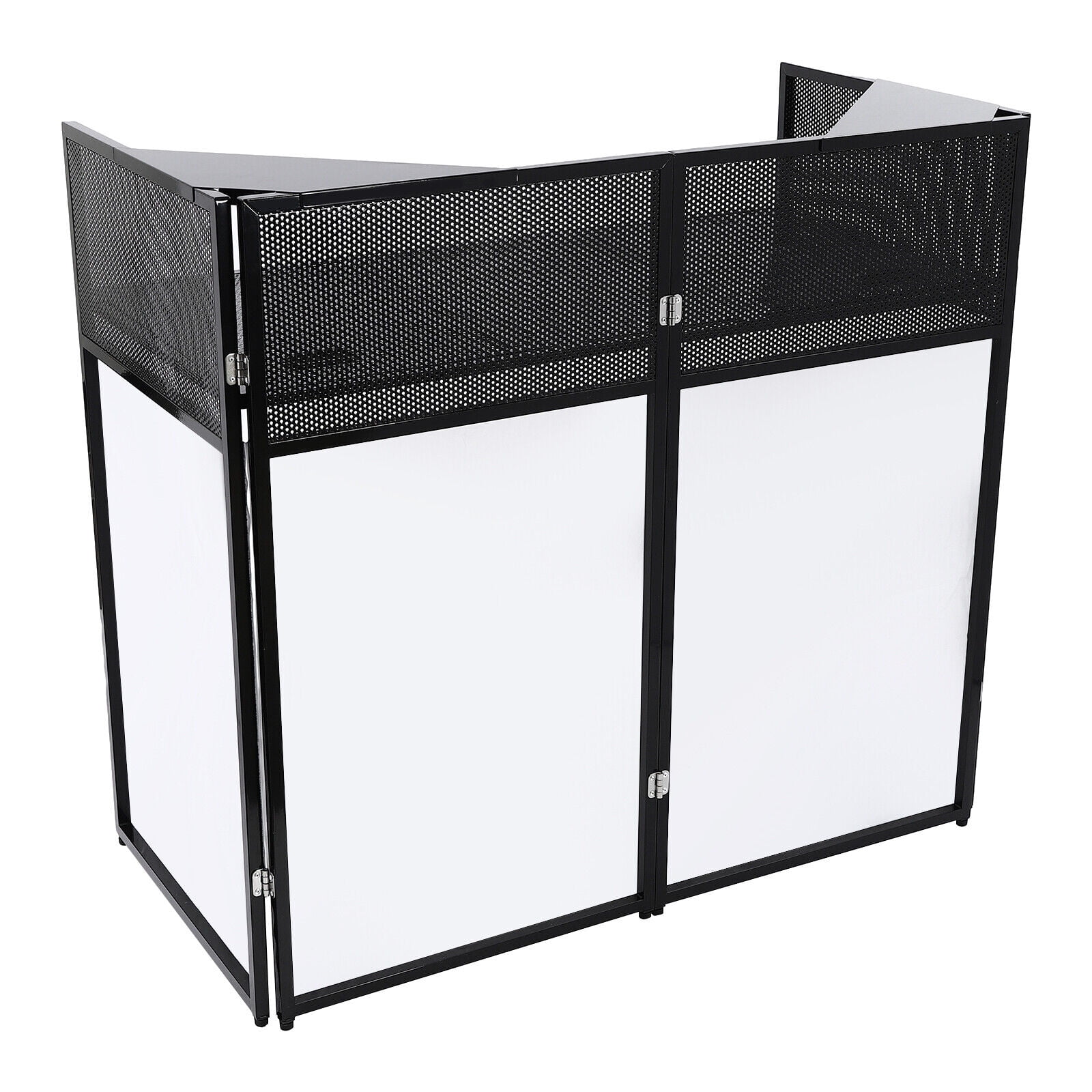 DJ Event Facade Black Scrim Metal Frame Booth Portable Dj Booth Table ...