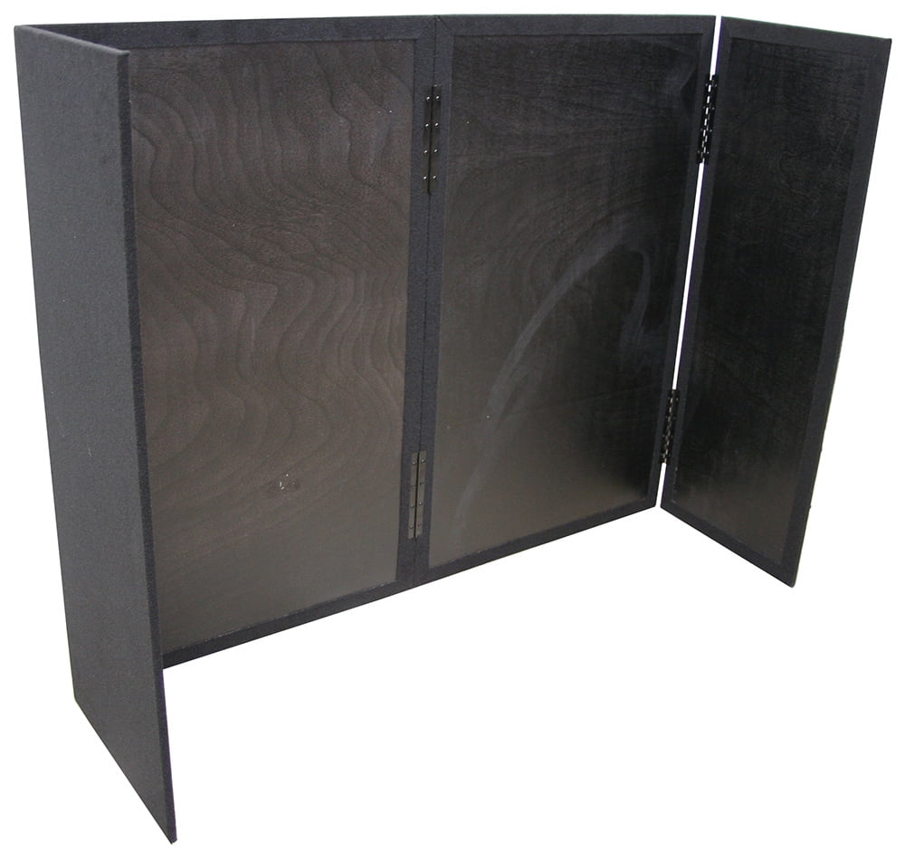 DJ Facade Equipment Heavy Duty 5/8" Wood Portable Folding Booth Carpet ...