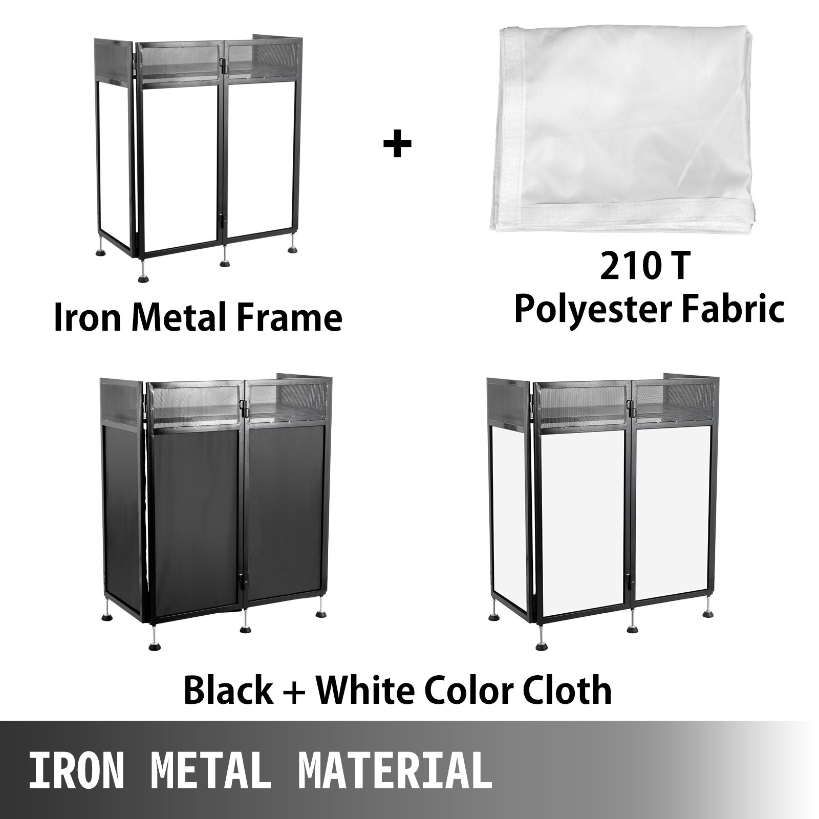 DJ Facade Table 20x40x45 Inches DJ Booth Flat Table Top 20x40 Inch ...