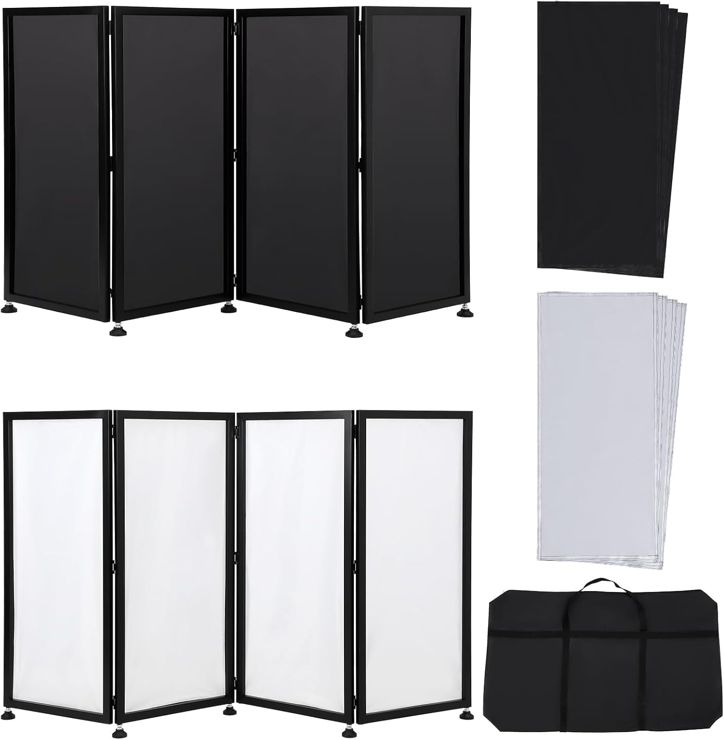 DJ Foldable Facade Portable Event Booth Panels with Travel Bag and ...