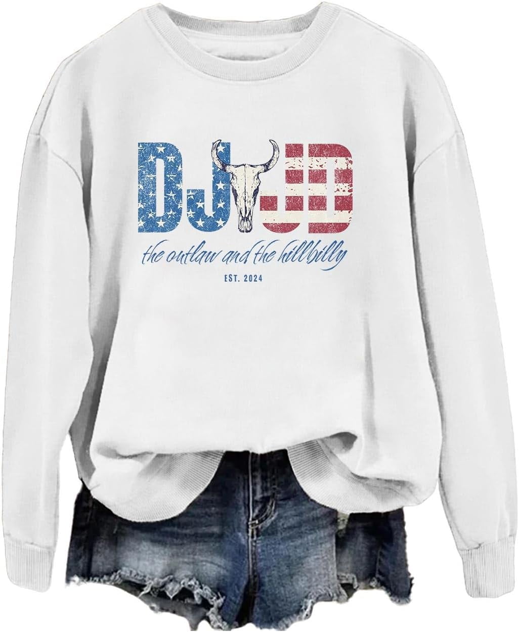 DJ JD The Outlaw And The Hillbilly Sweatshirt, Outlaw Hillbilly DJ JD ...