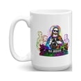DJ Jesus Wearing Shades & Holding Vinyl Featuring A Disco Ball, Mixer ...