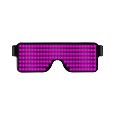 Yesfashion Led Luminous Glasses 8 Kinds Dynamic Patterns Usb Charging 3 ...