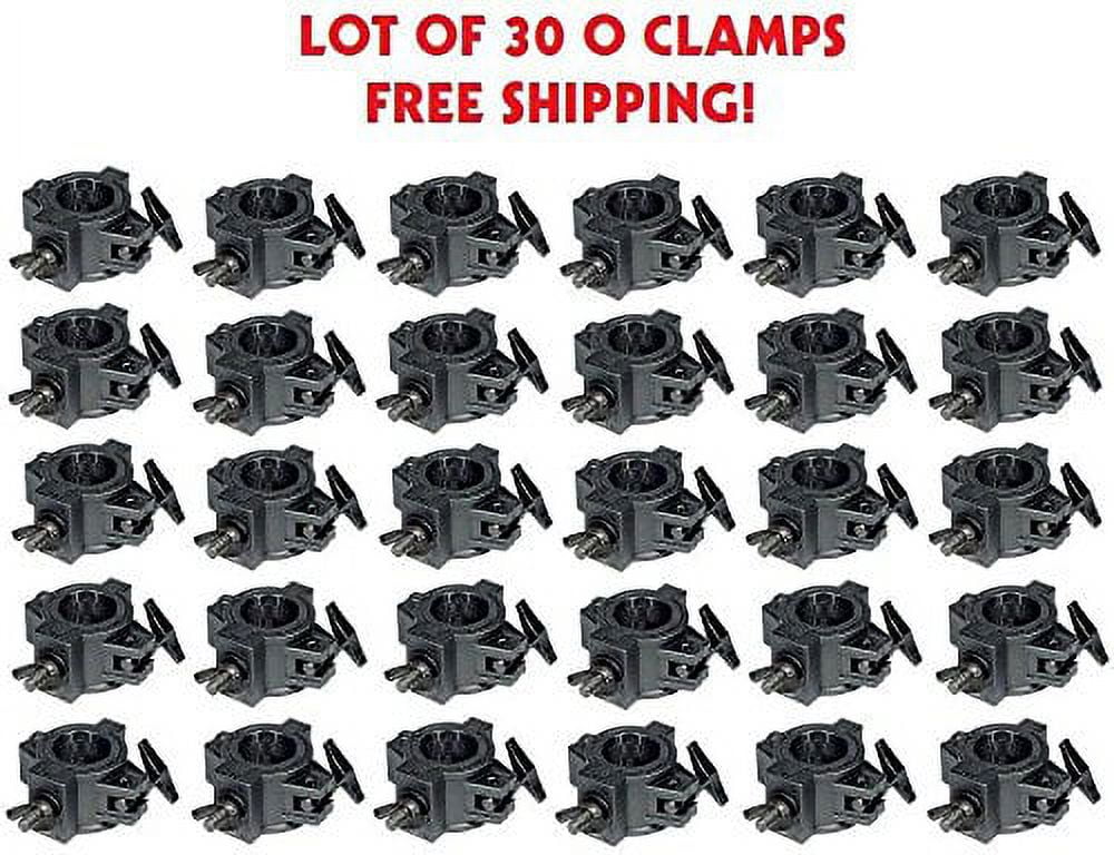 DJ LIGHTING EQUIPMENT O-CLAMP 30 PACK Mount Lights to Trussing and Pipe ...