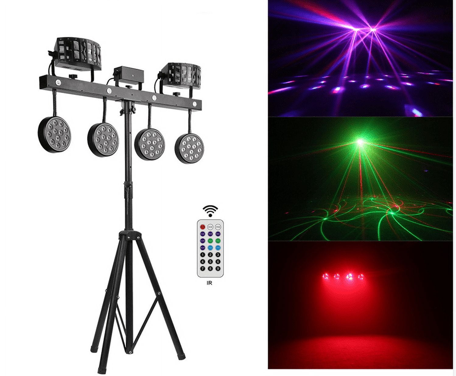 DJ Light RGBW Par LED Wash DMX Band Stage Lighting Party Bar Derby ...