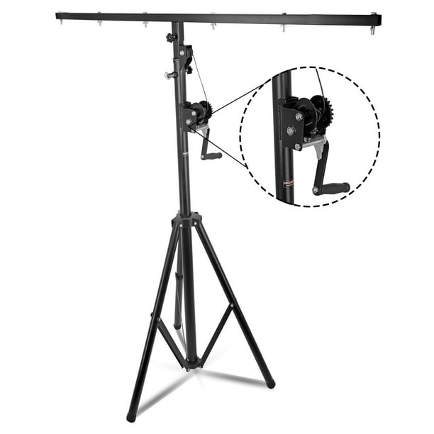 DJ Light Stand Heavy Duty Crank up Height Adjustable 39 to 100 Inches T ...