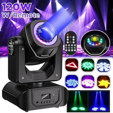 DJ Disco Stage Party Lights, LED Sound Activated Light RGB Flash Strobe ...