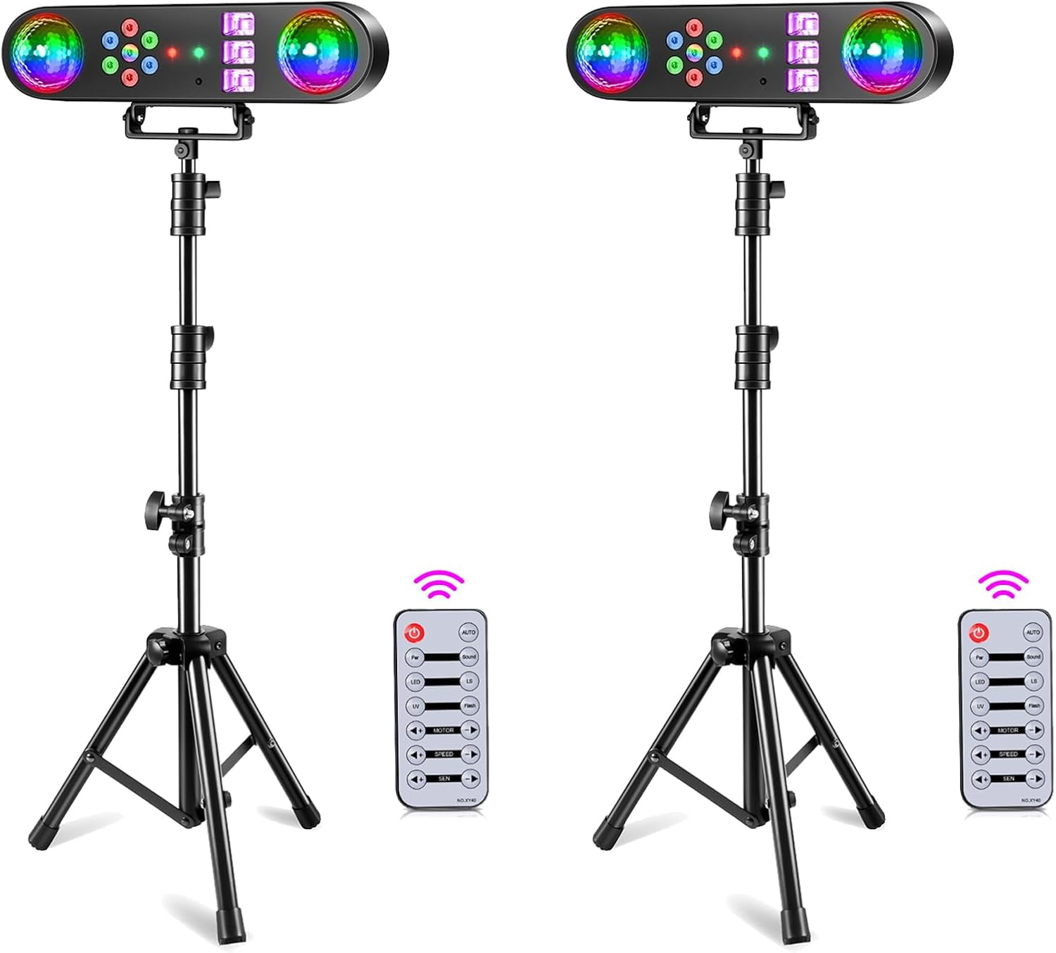 DJ Lights with Stand,5 in 1 Dj Lights for Parties Disco Ball Stage ...
