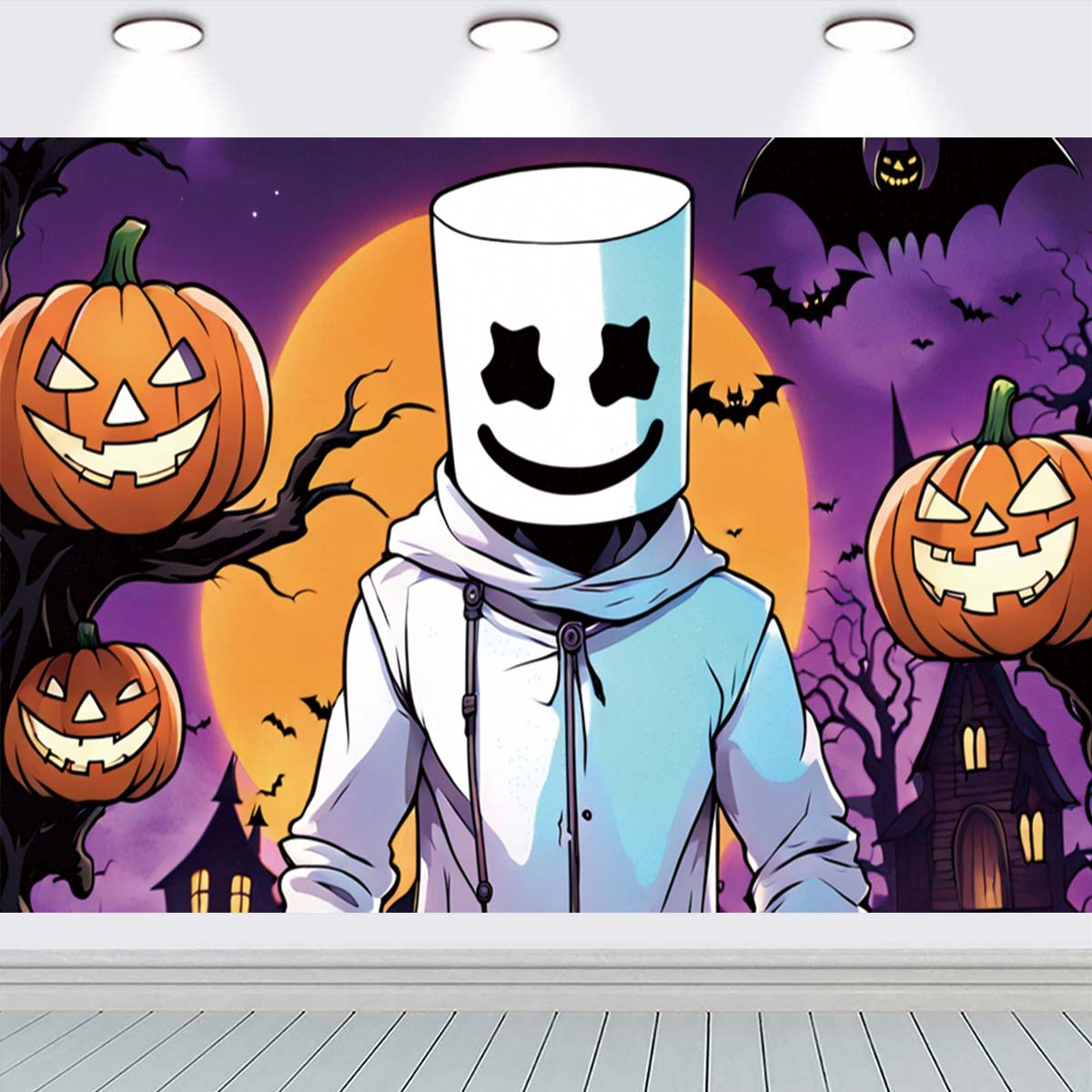 DJ Marshmello Taspestry Wall Decor Backdrop Banner Party Supplies ...